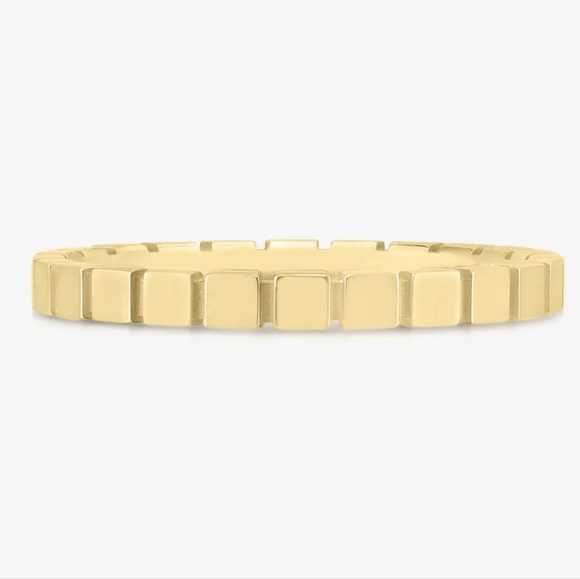 Ring Concierge | Jewelry | Ring Concierge 4k Gold Geometric Stackable Ring With Original Box ...
